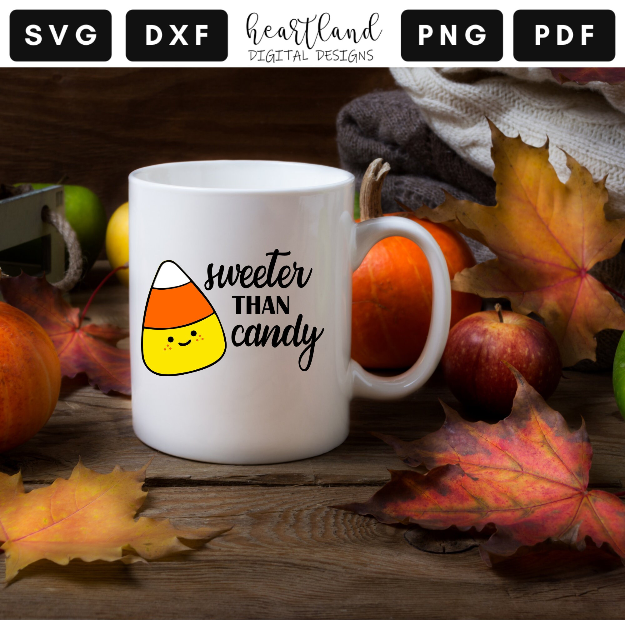 Sweeter Than Candy Halloween Candy Corn Niedliches Cartoon - Etsy.de