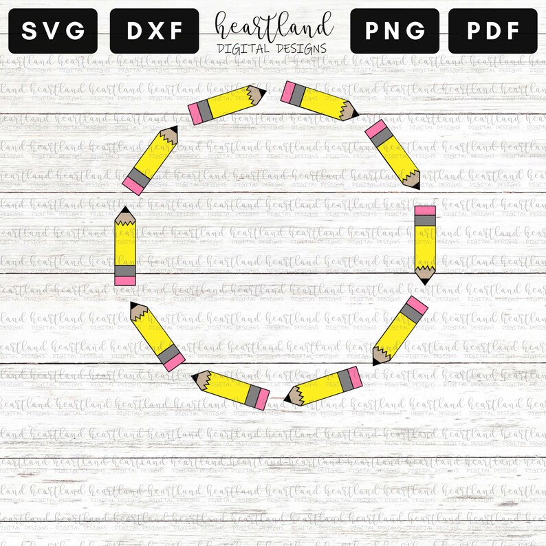 Ultimate Back-to-school Pencil Design Bundle SVG for Teacher Gift ...