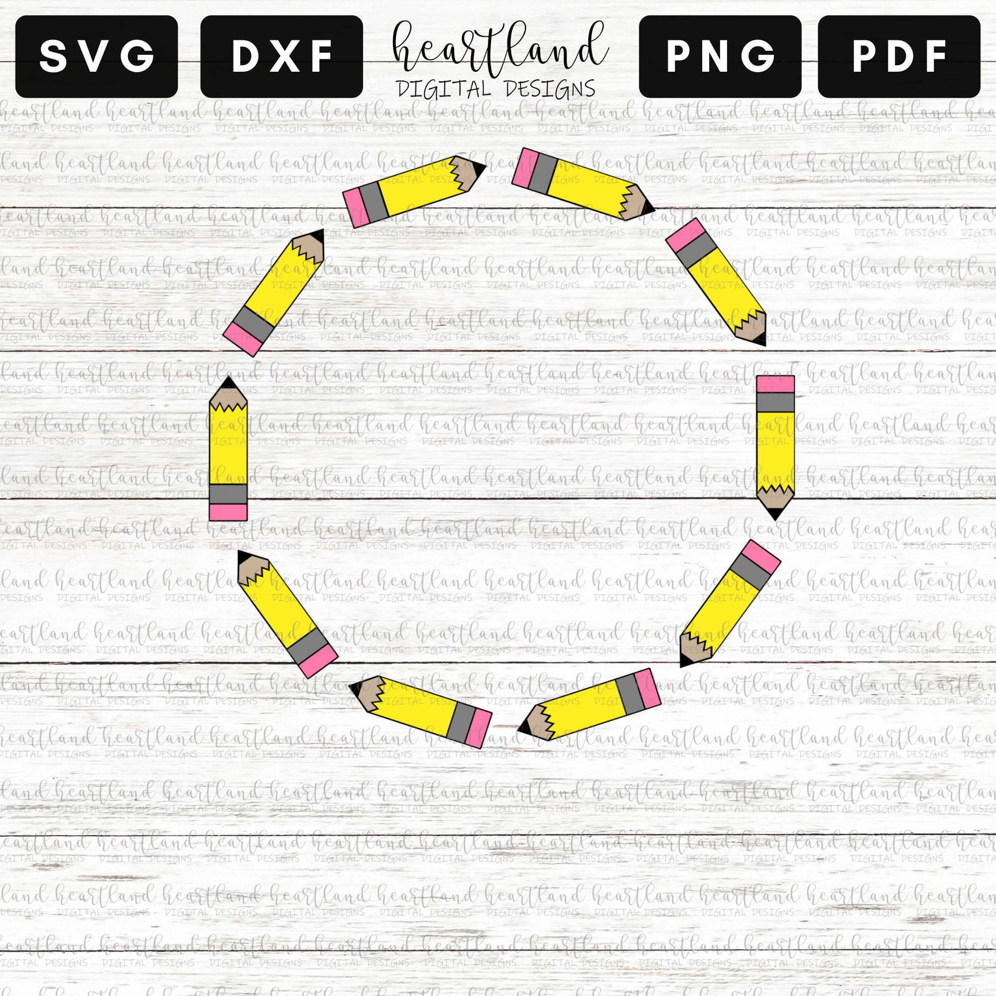 Ultimate Back-to-school Pencil Design Bundle SVG for Teacher Gift ...