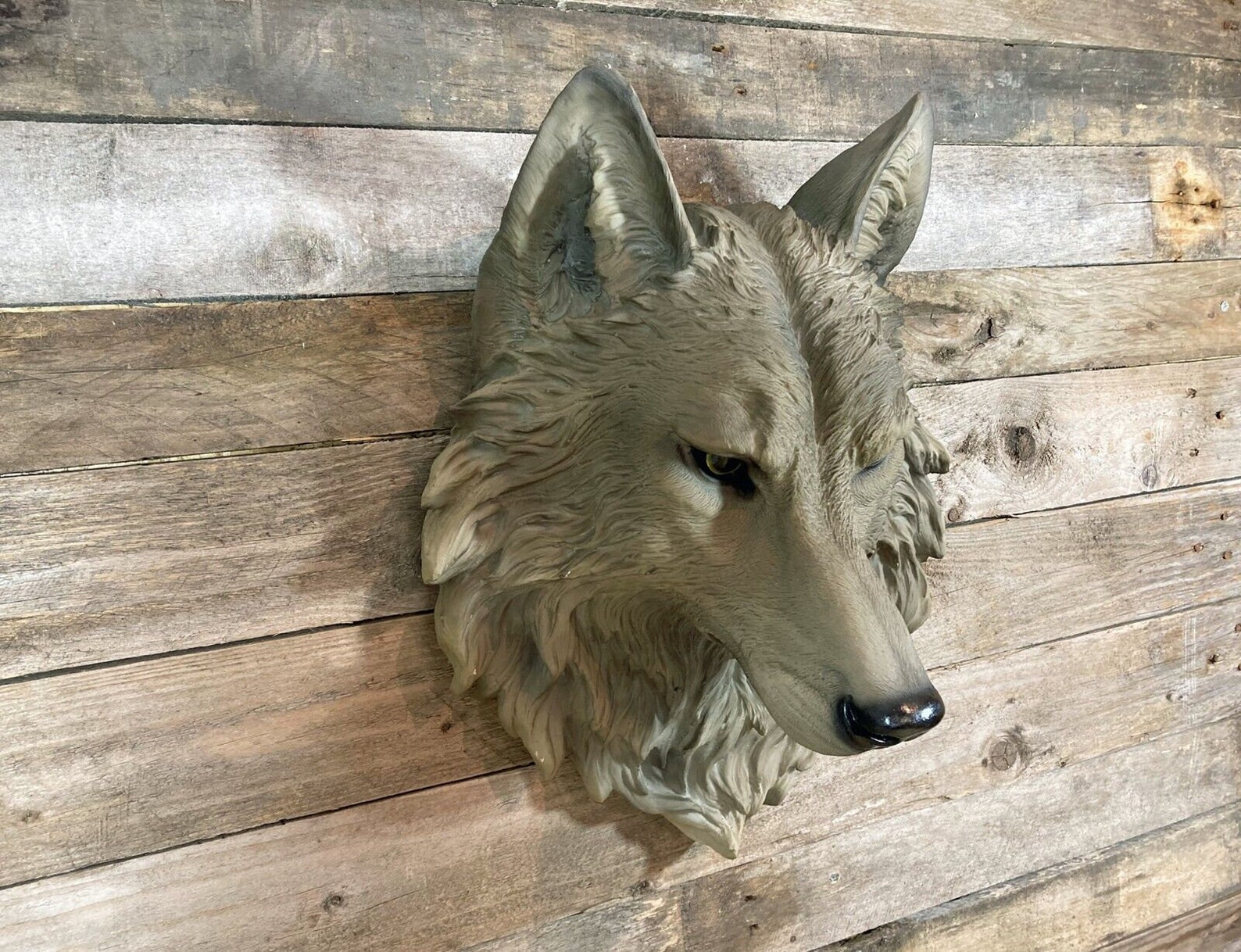 Large Size Wall Hanging Nordic Simulation Animal Wolf Head - Etsy UK
