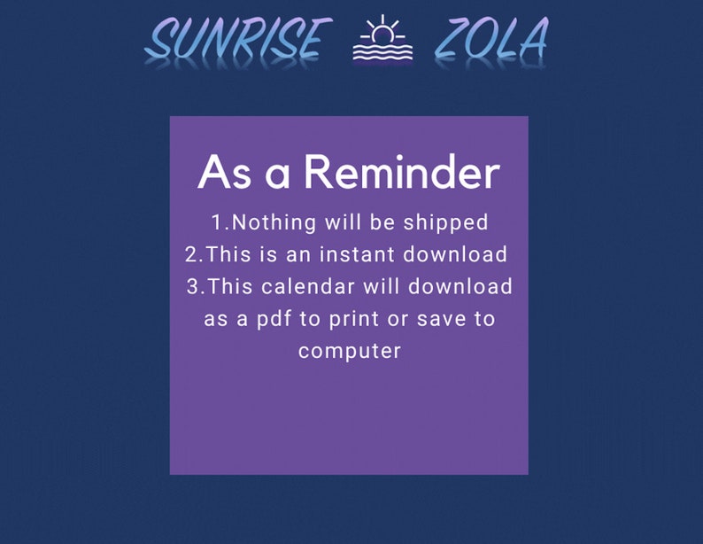 Digital Printable Calendar for 2022, 8.5 X11, Instant Download, Polka ...