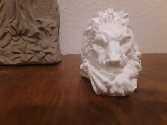 Lion Partial Small Resin Statue Lion Statue Resin Statue - Etsy