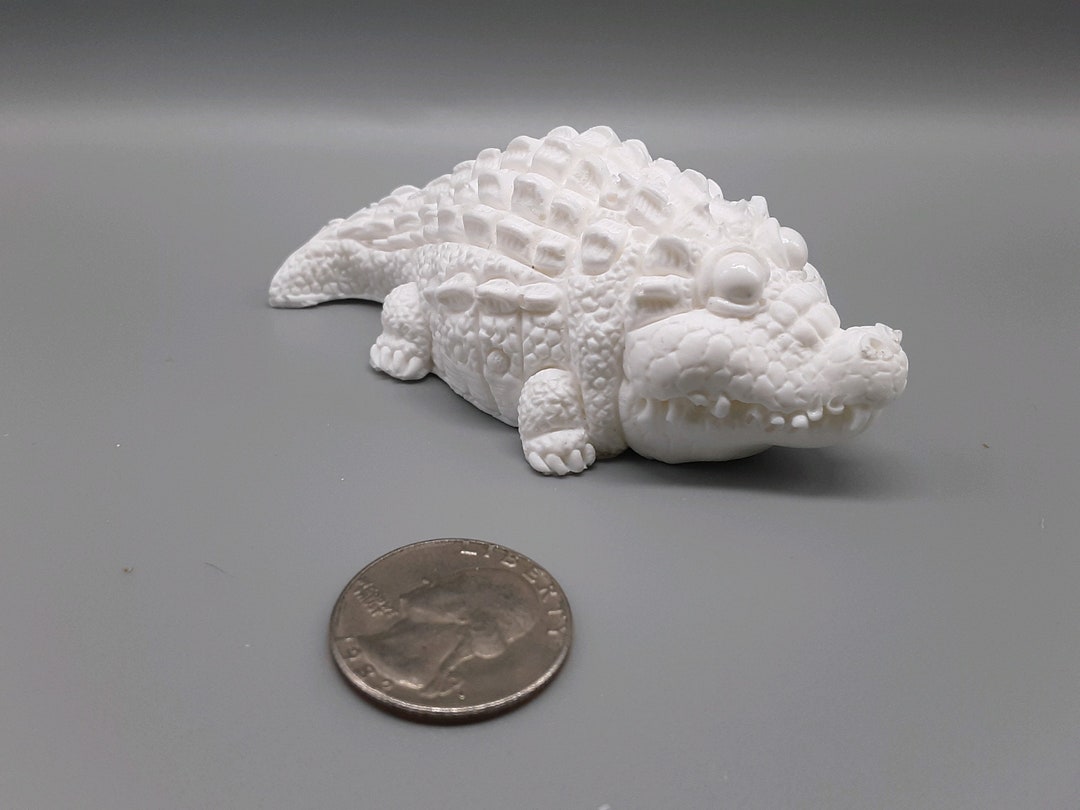 Lil' Crocodile Resin Statue, Resin Statue, Reptile Statue, Reptile ...