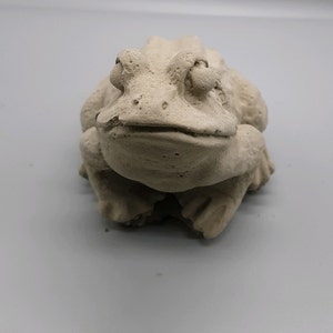 Frog Concrete Statue Small, Frog, Amphibian, Pet Memorial, Concrete ...