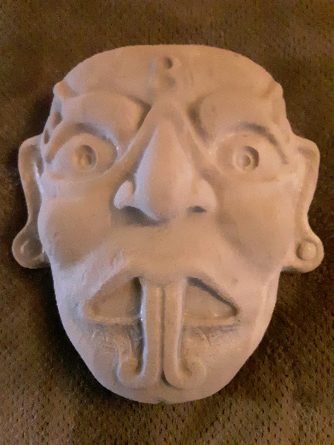 Mayan Face Replica Concrete Plaque, Mayan Replica, Mayan, Mayan Face ...