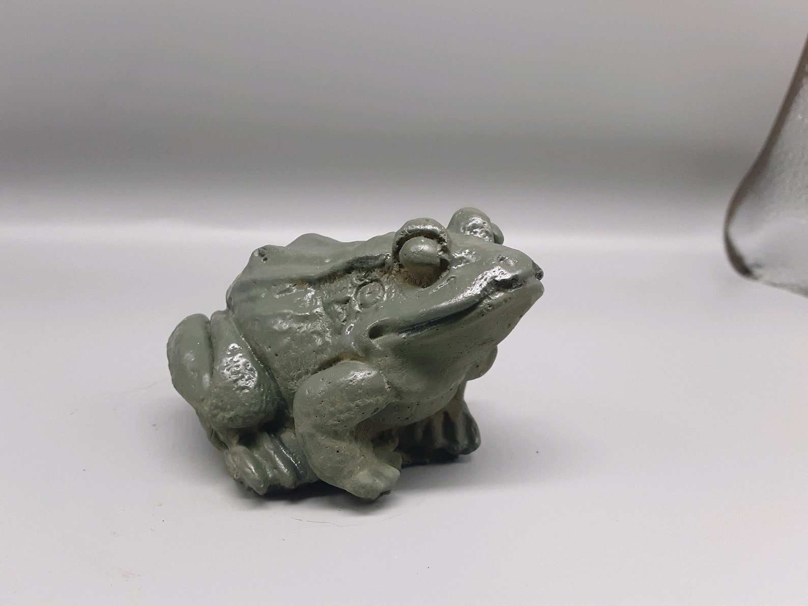 Frog Concrete Statue Small, Frog, Amphibian, Pet Memorial, Concrete ...