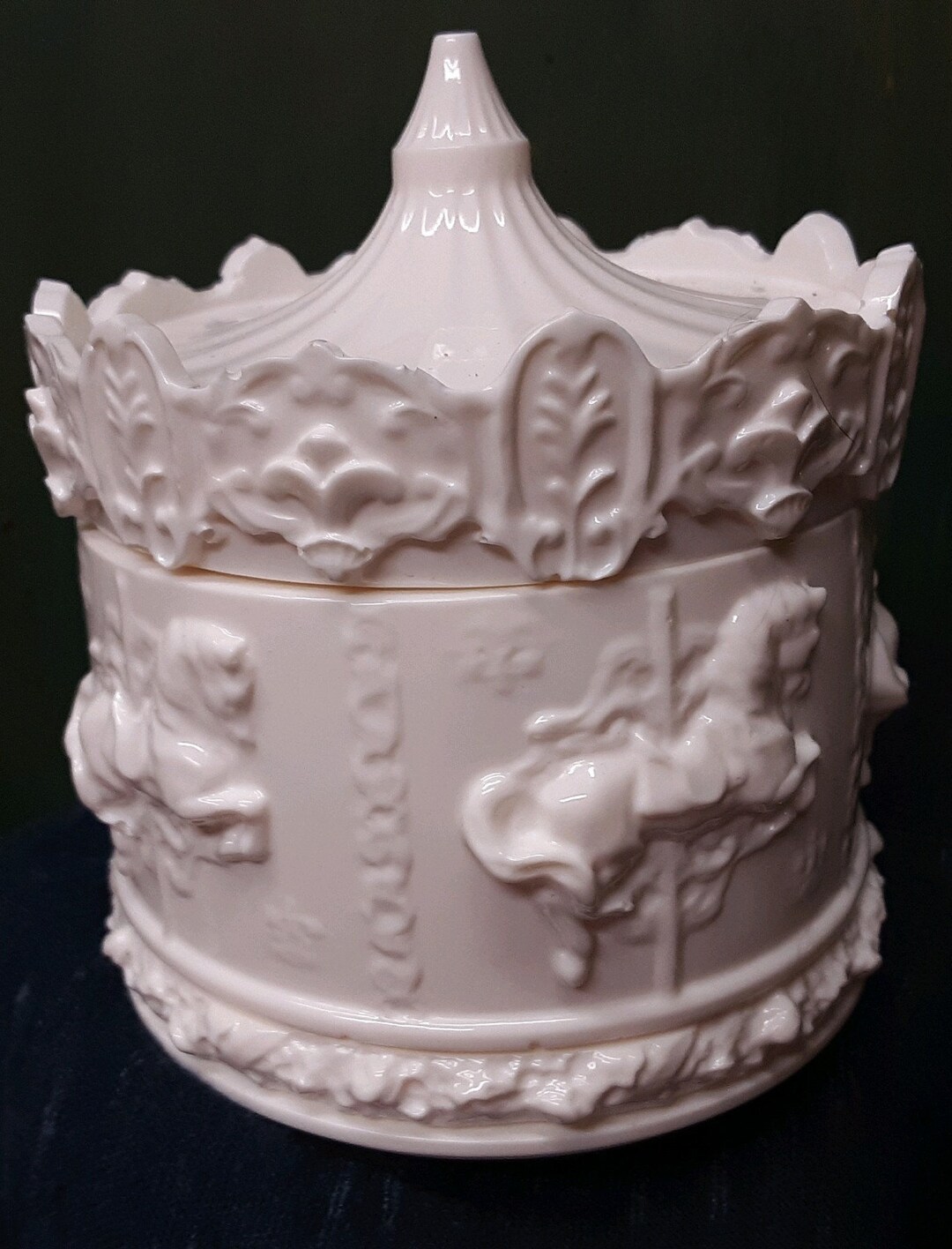 Carousel Jar, Carousel, Keepsake, Jewelry Holder, - Etsy