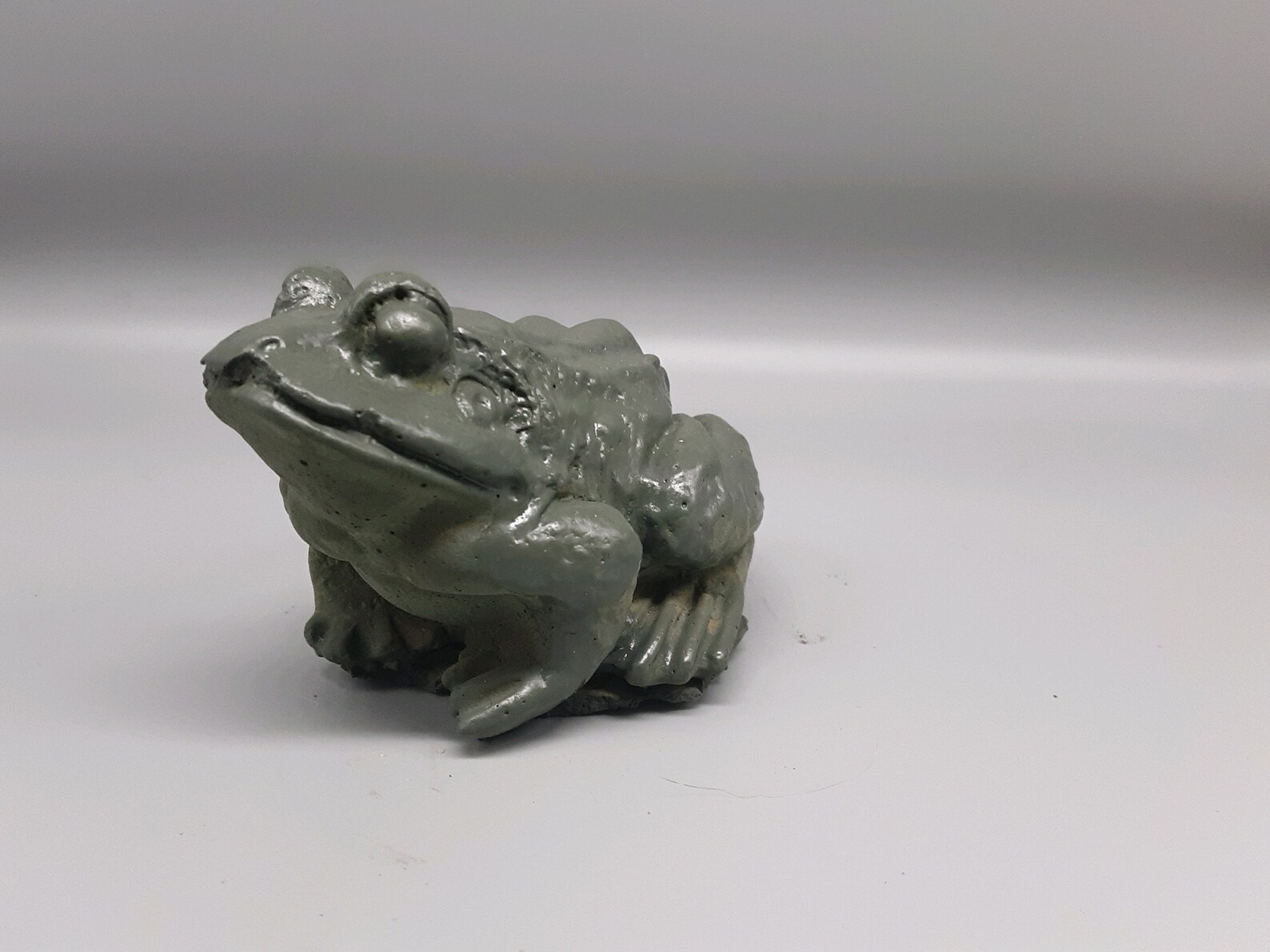 Frog Concrete Statue Small, Frog, Amphibian, Pet Memorial, Concrete ...