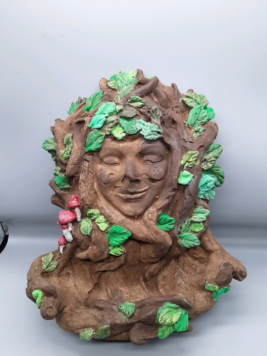 Tree Maiden Concrete Birdfeeder, Concrete Statue, Birdfeeder, Tree ...