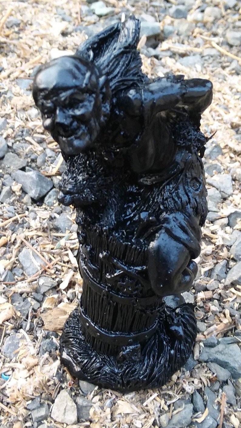 Witch Resin Statue Home Decor Gothic Garden Statue Small - Etsy