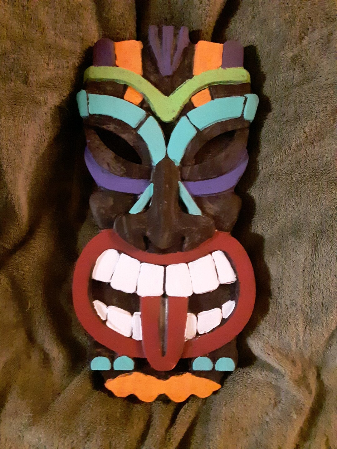 TIKI Head Concrete Plaque, TIKI, Tiki Head Replica, Tiki Head, Tiki ...