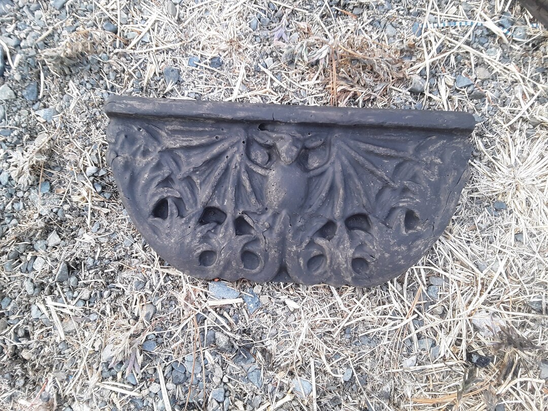 Bat Concrete Plaque, Bat, Halloween Decoration, Plaque, Concrete Plaque ...