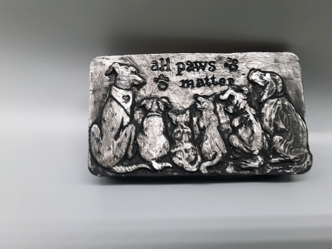 All Paws Matter Resin Statue Plaque: Cat & Dog Memorial - Etsy