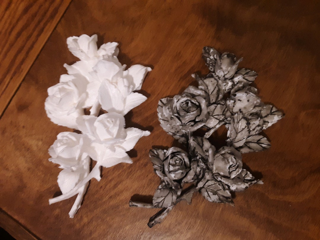 Rose Bouquet Resin, Roses, Rose, Bouquet, Resin Statue - Etsy
