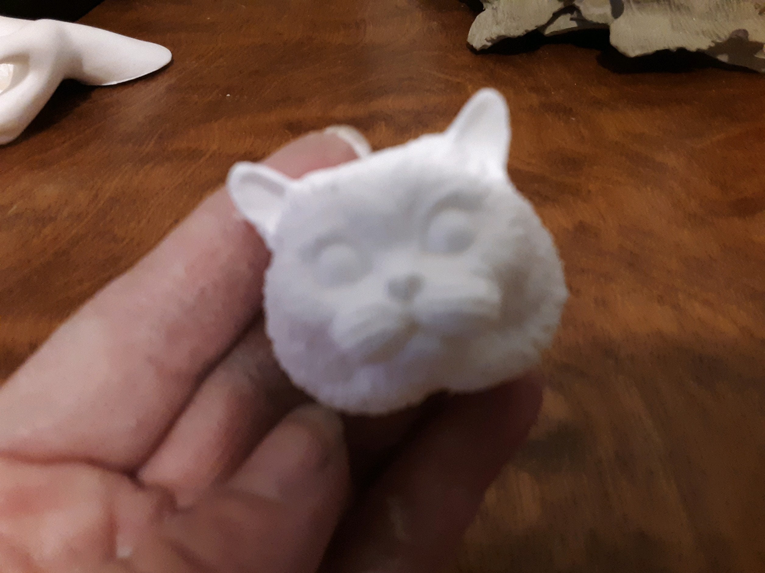 Cat Face Trio Resin Faces Cat Resin Pet Memorial - Etsy