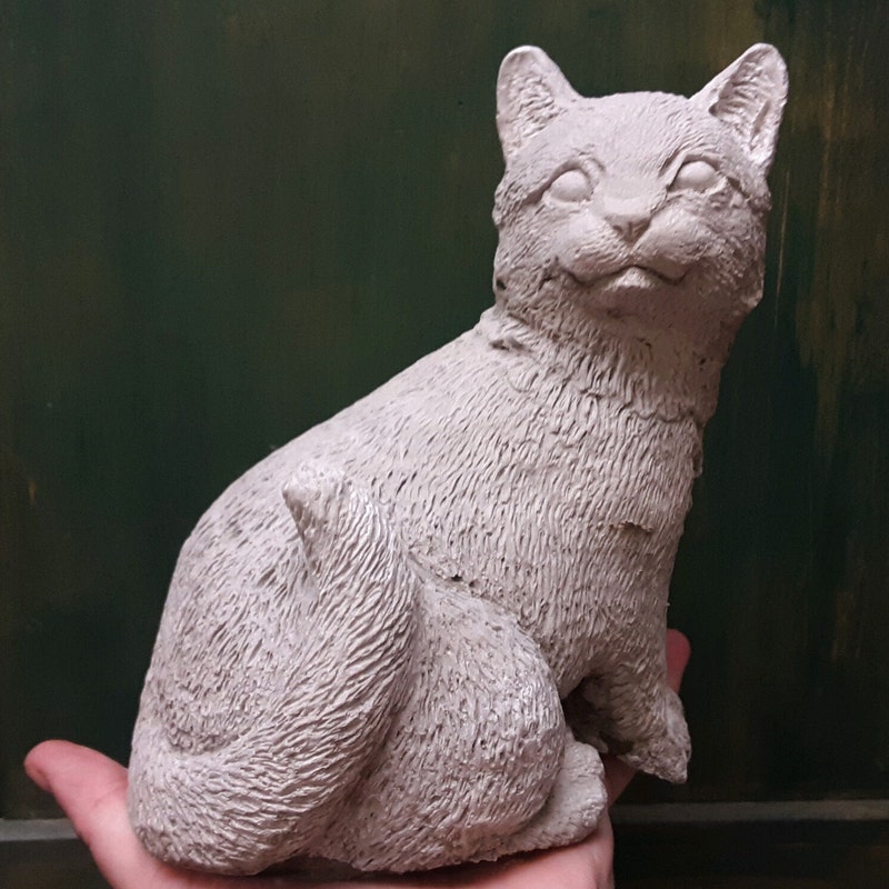 Outdoor Large Cat Statue - Etsy