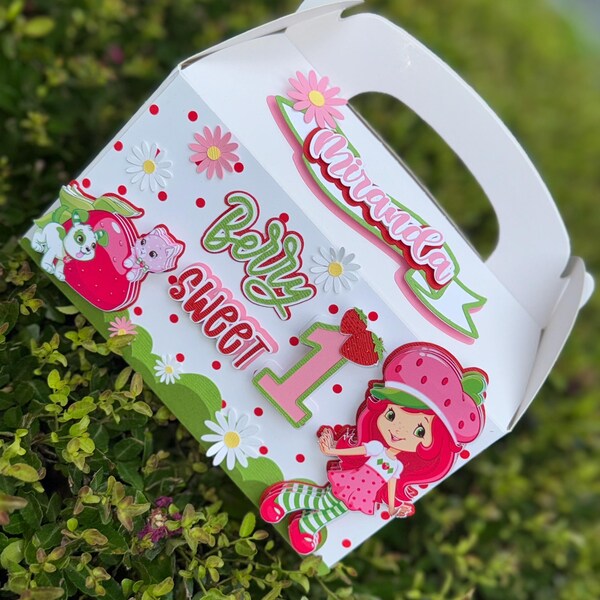 Strawberry Shortcake Treat Box - Etsy