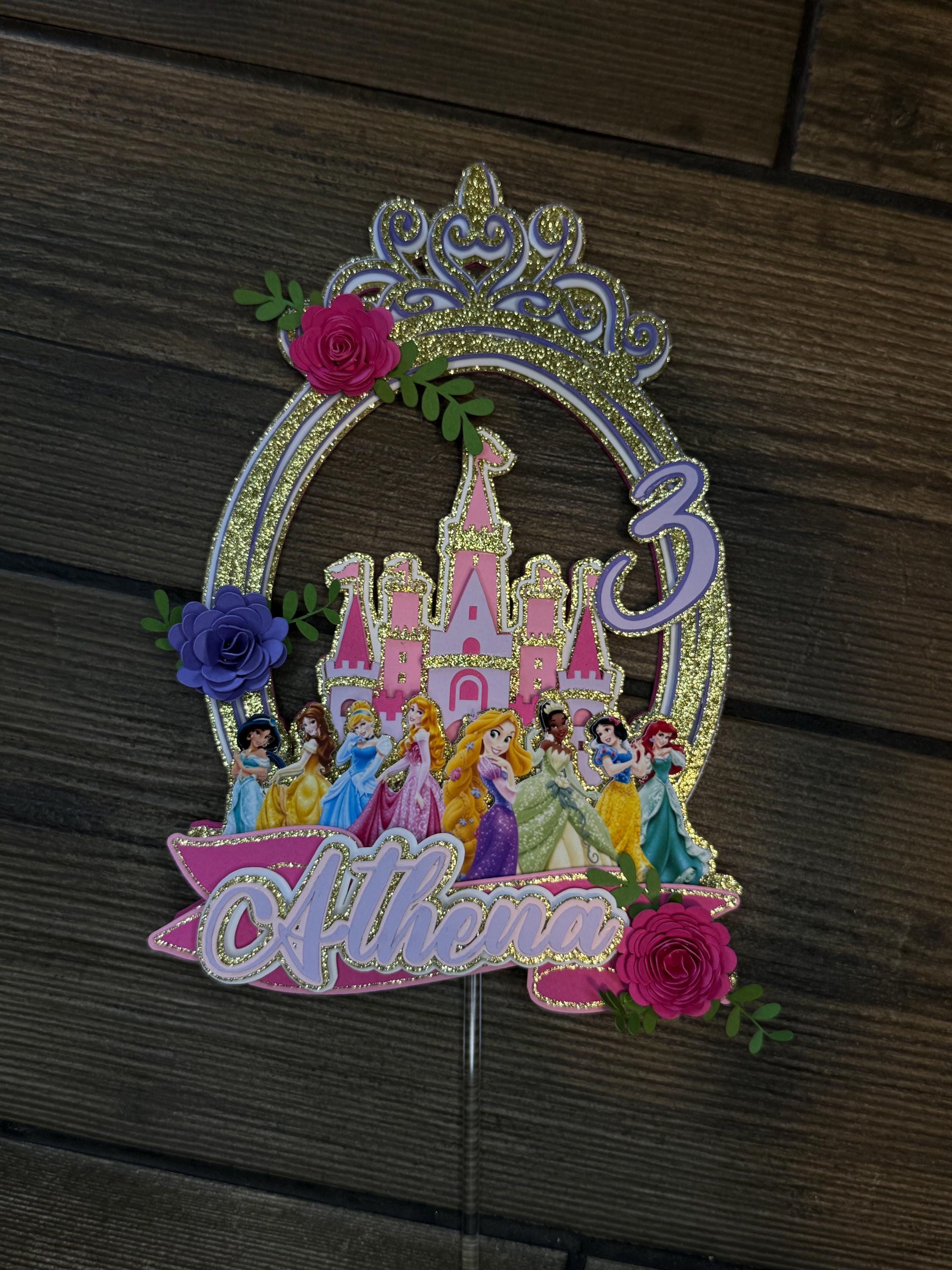 Princess Cake Topper - Castle - Etsy