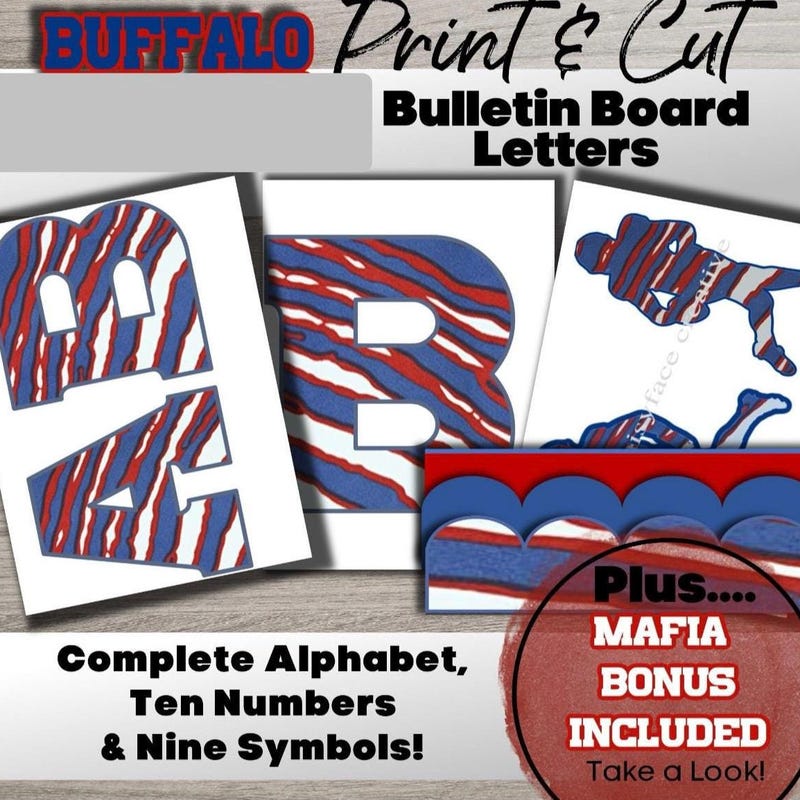 Buffalo Kids Craft Printable - Etsy