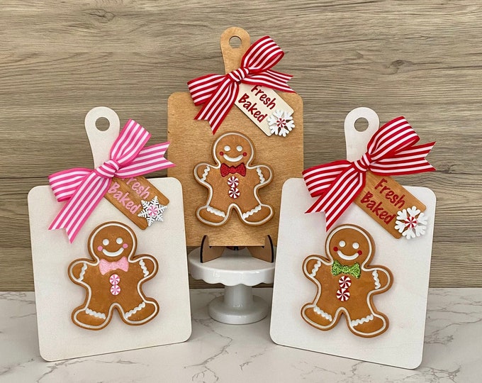 Gingerbread Centerpiece, Gingerbread Decor, Tiered Tray Decor ...
