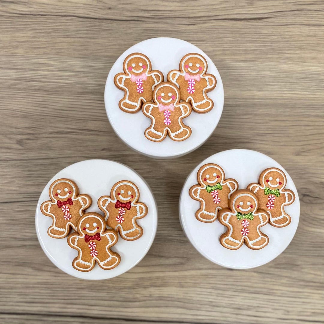 Mini Gingerbread Man Cookie Set - Etsy