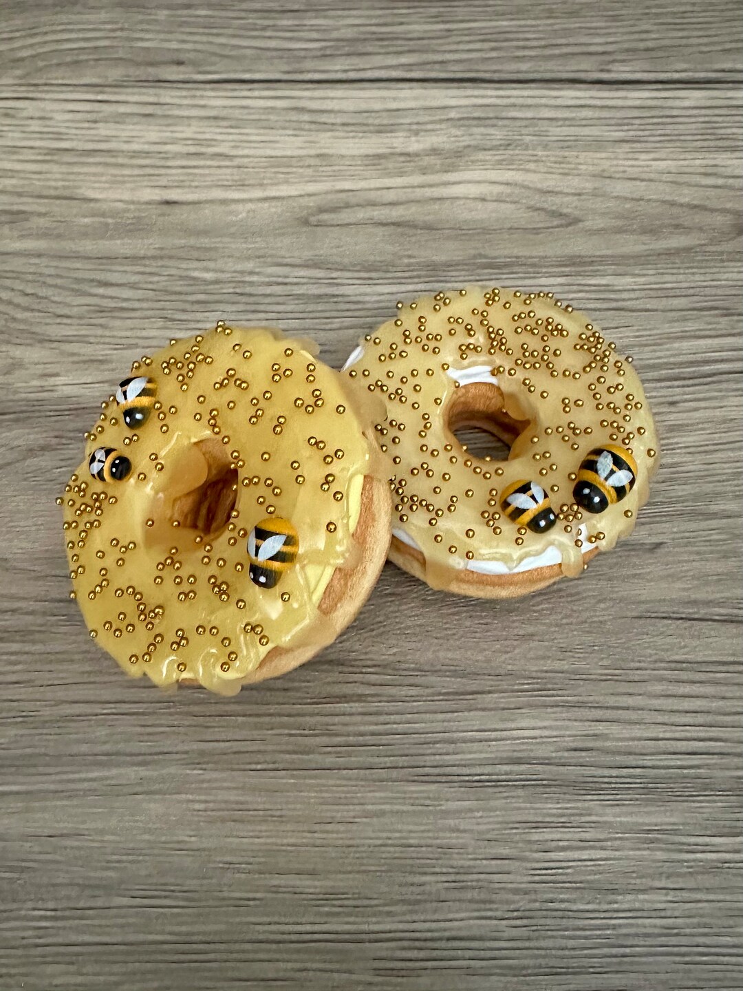 Faux Honey Bee Donut Sets - Etsy