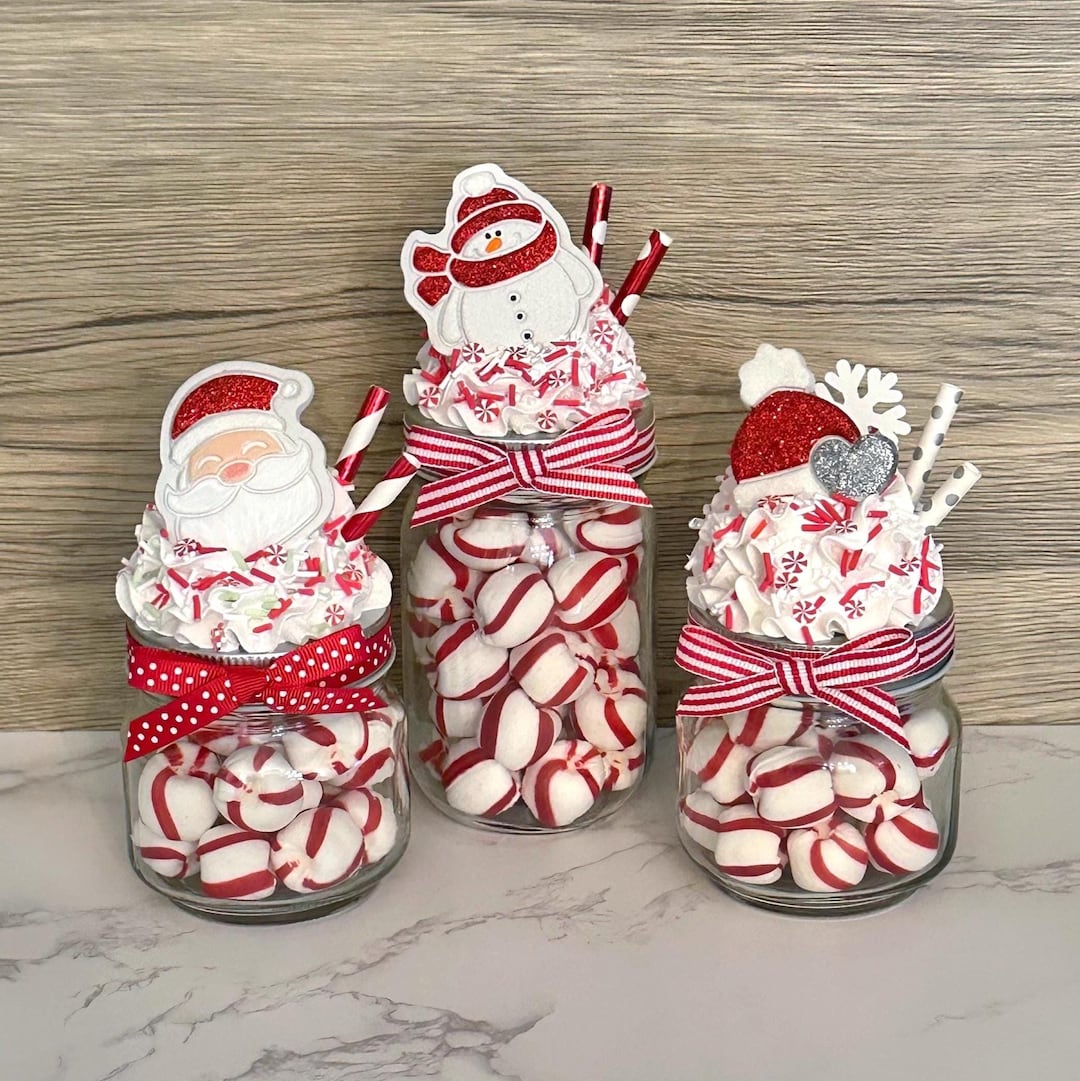 Christmas & Winter Treat Jars - Etsy