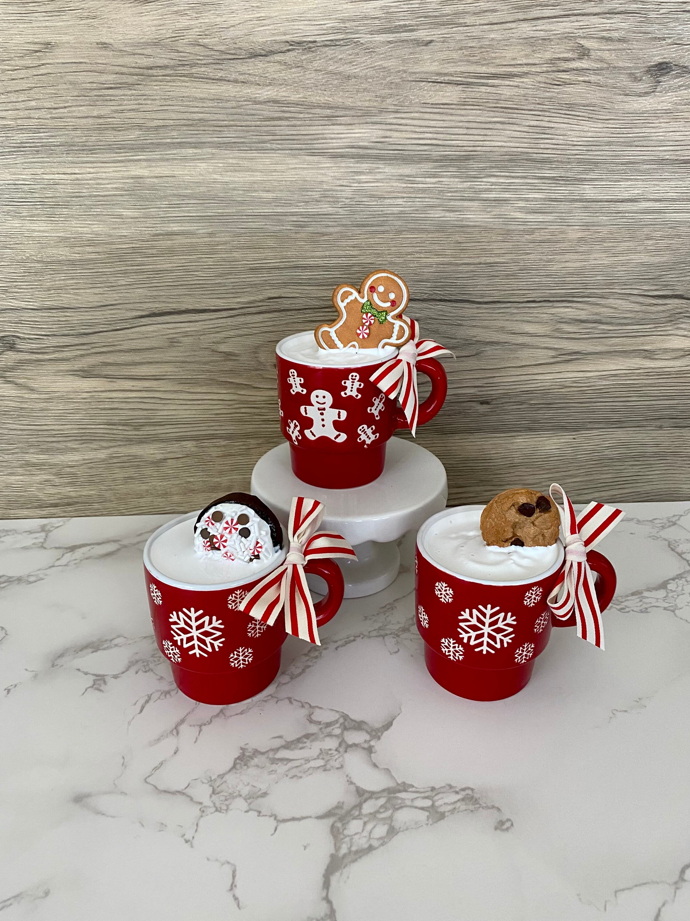 Faux Christmas Milk & Cookie Mini Mug - Etsy