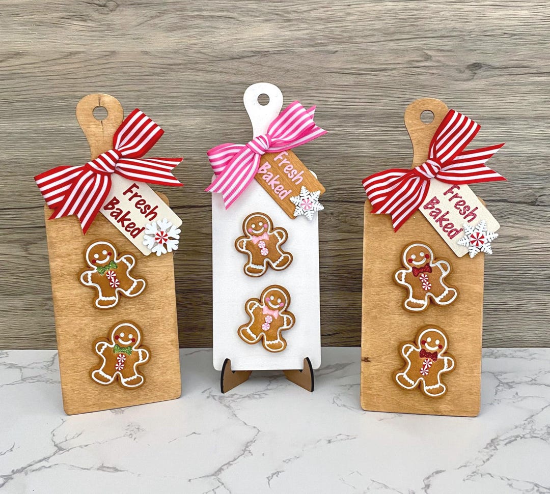 Mini Gingerbread Cookie Baking Board (2) - Etsy