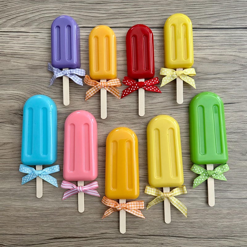 Wooden Popsicle - Etsy