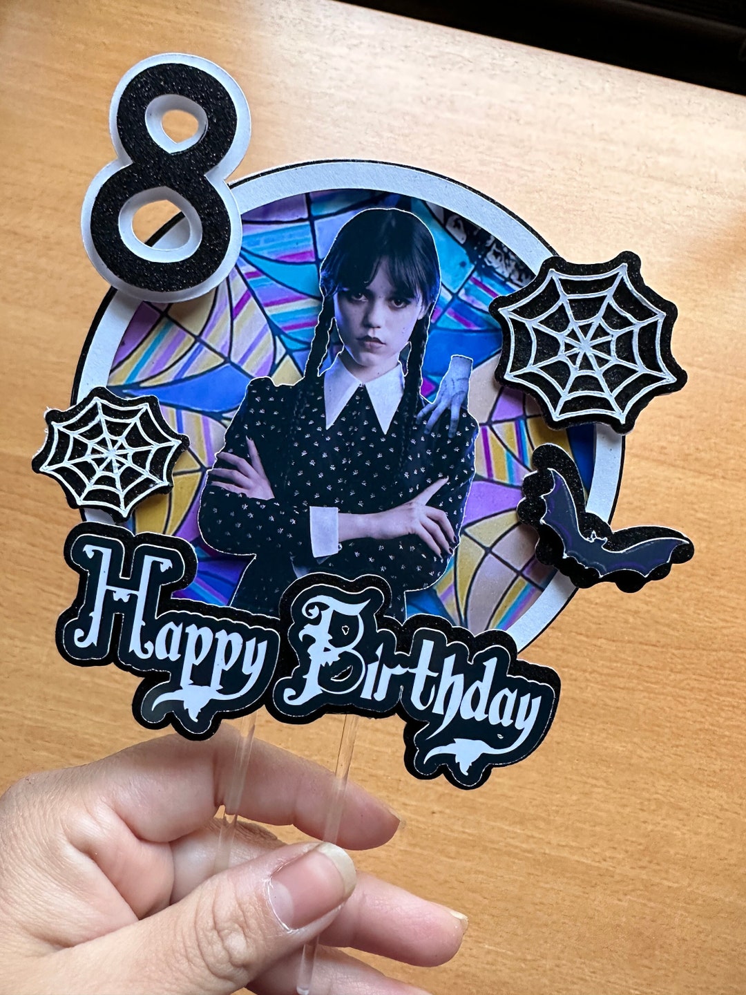 Wednesday Cake Topper| Birthday Cake Topper | Custom Cake Topper | Cake ...