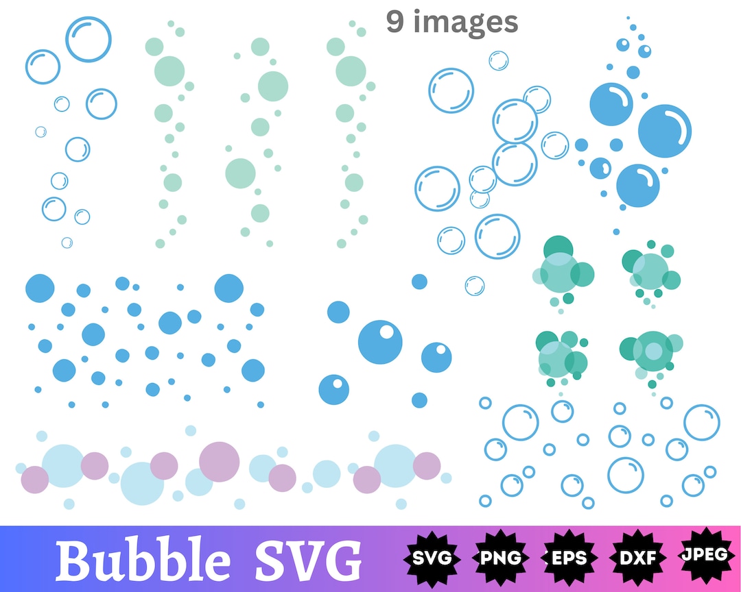 Bubble SVG Blowing Bubble SVG Bubbles Cute Bubble Water Bubble Clipart ...