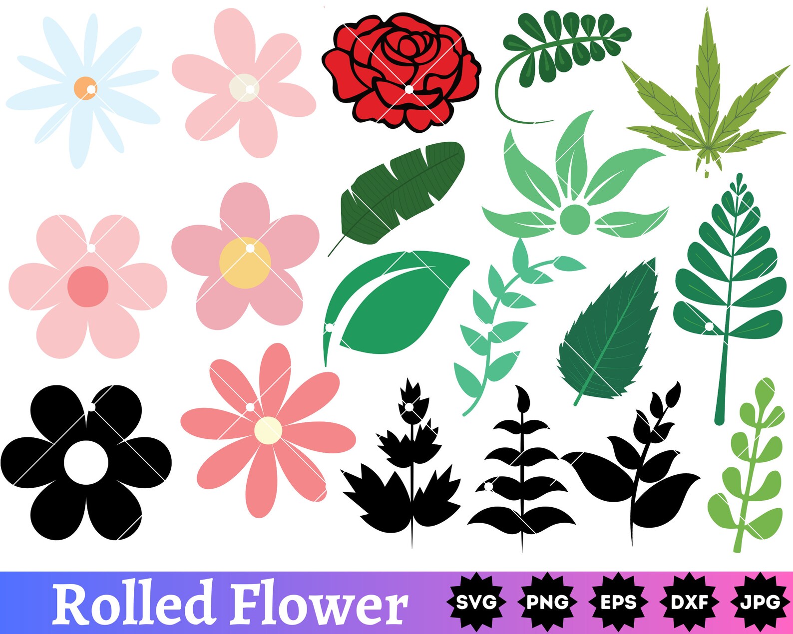 Rolled Flower SVG rolled Flower Template 3d Flowers Rolled Flowers ...