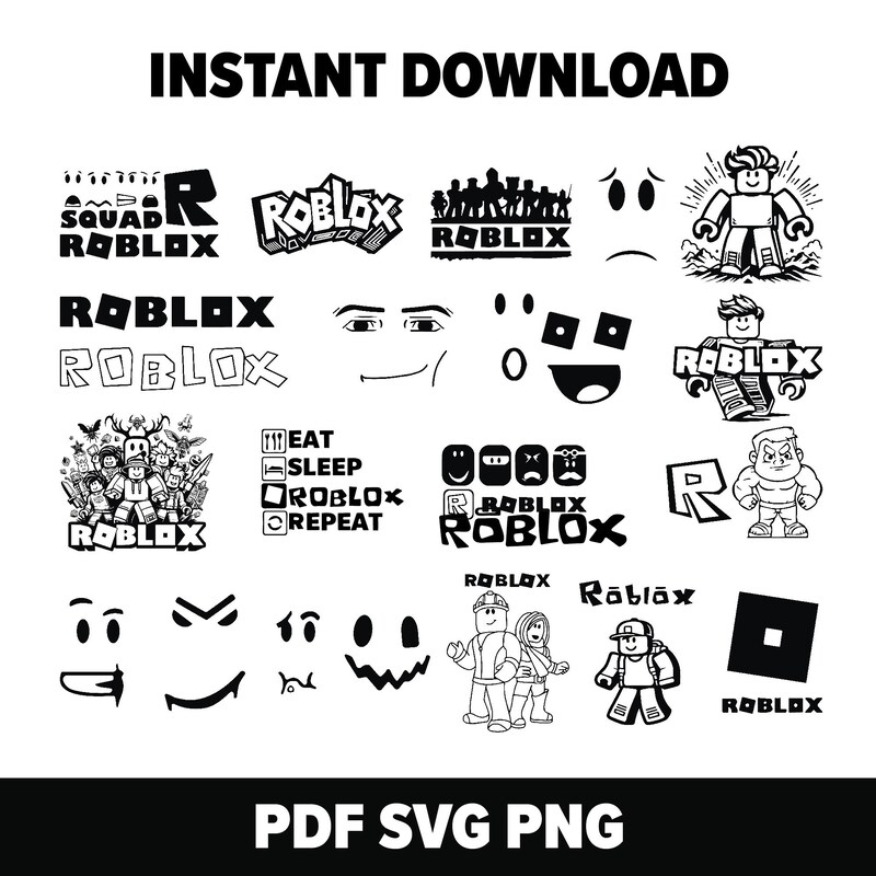 Roblox Svg - Etsy