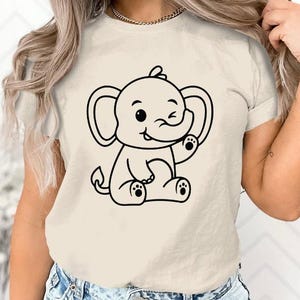 Safari Animals Outline SVG: Cute Jungle Animal Cut Files (cricut ...
