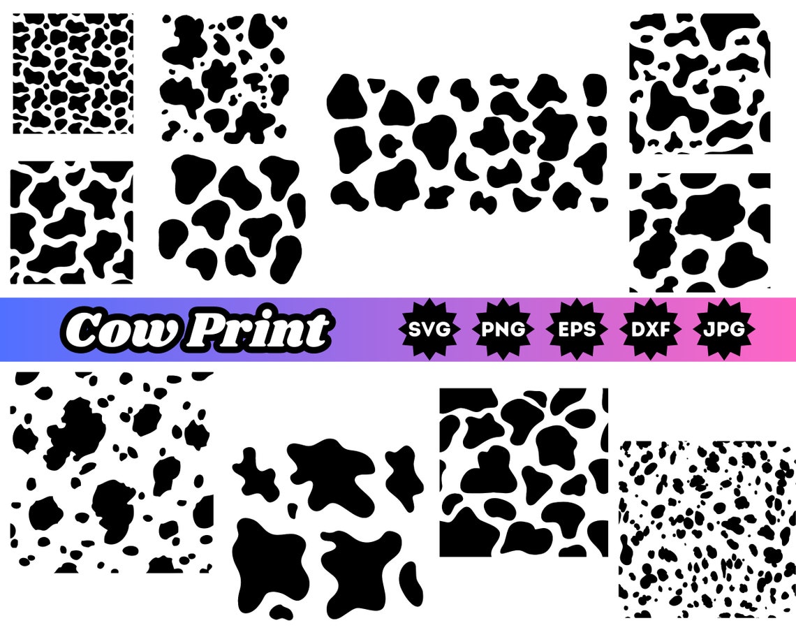 Cow Print SVG Cow SVG Animal Print SVG Cow Print Svg Farm Svg Cow Spots ...