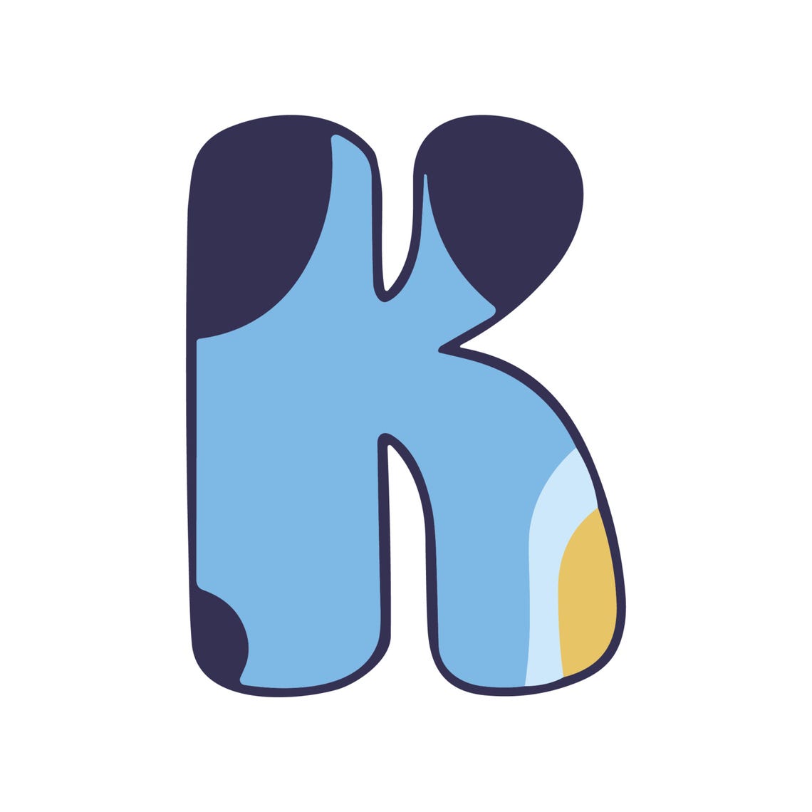 Blue Dog Alphabet With Numbers Svg, Designs Easy to Use Cartoon ...