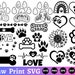 Paw Print SVG Paw SVG Cat Paw SVG Dog Paw Svg Animal Svg Paw Print ...