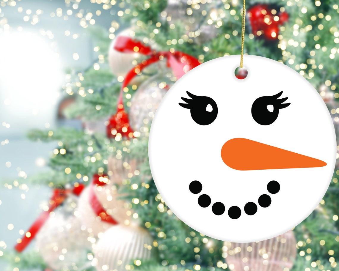 Snowman Face SVG Christmas Snowman SVG Cute Snowman SVG Winter Holiday ...
