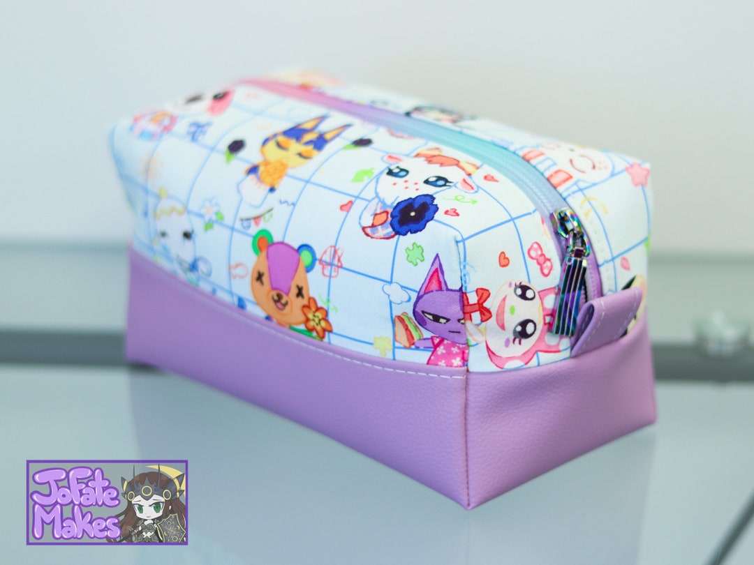 Handmade Villager Friends Purple Travel Bag - Etsy