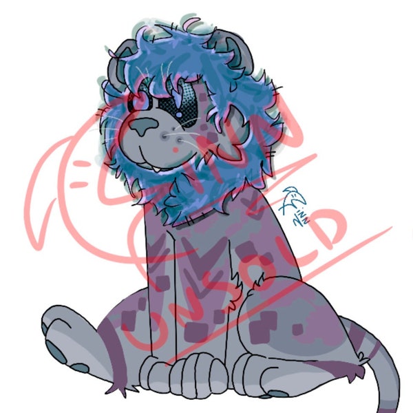 Lion Oc - Etsy