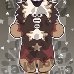 Furry Adopts hyena, Koala, Dog Anthro, Ref Sheet, Pre-made, Furry ...