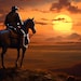 Cowboy Sunset Background Collection 4K - Wallpaper Pack, Background ...