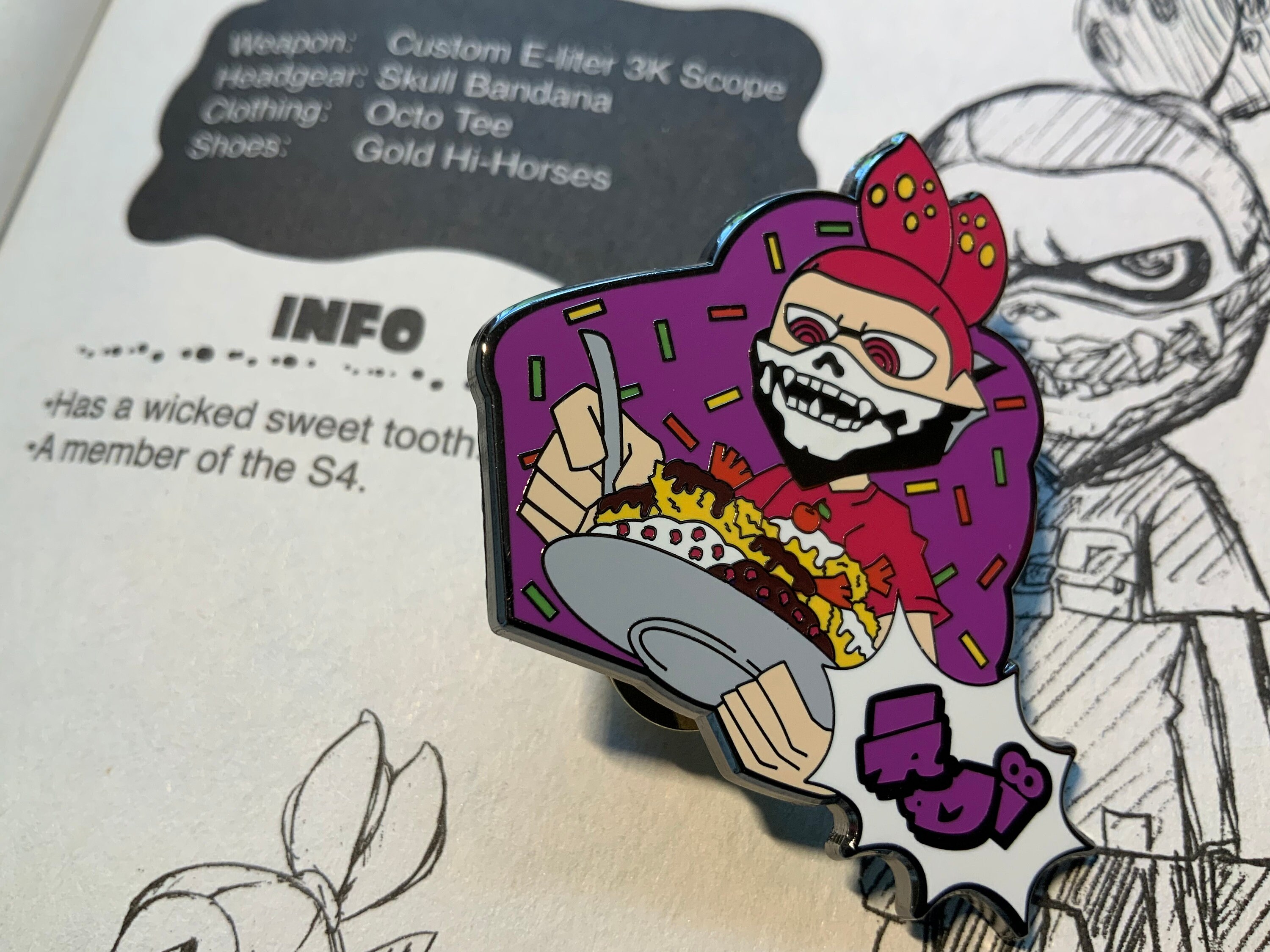 LIMITED Splatoon Pin - Etsy