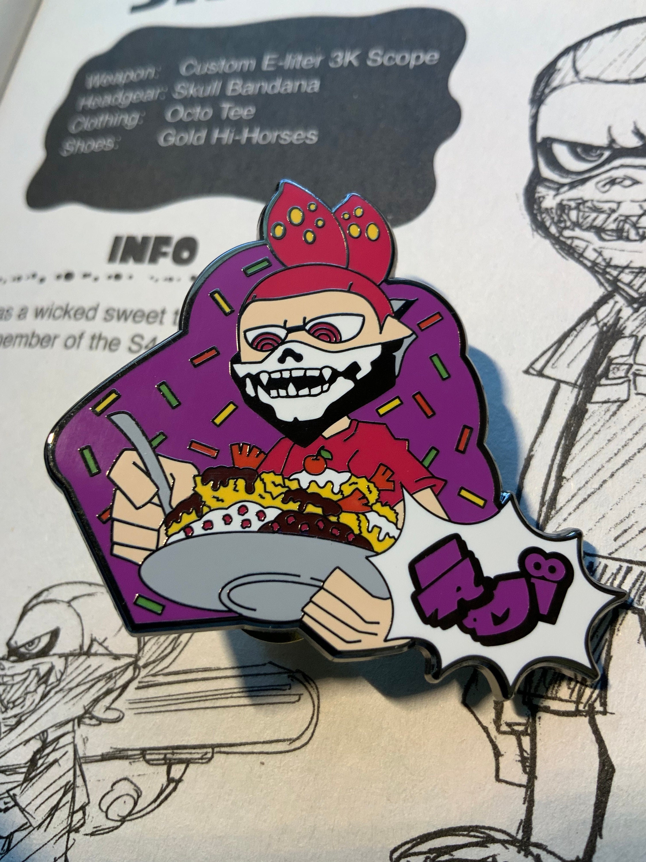 LIMITED Splatoon Pin - Etsy