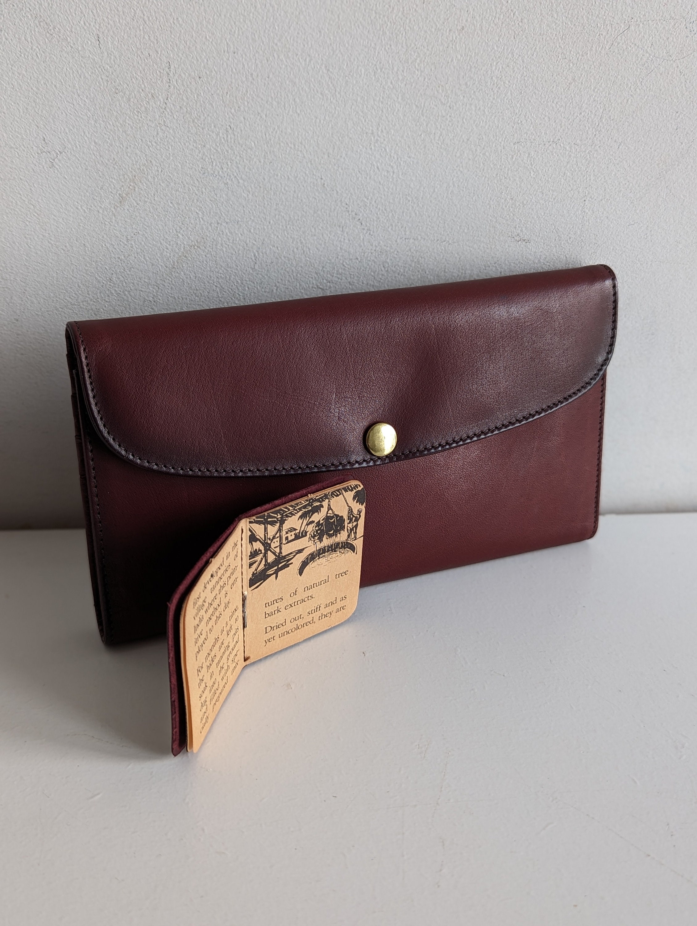 Vintage Coach Combination Wallet/checkbook 4730, Burgundy 80s NEW, RARE ...
