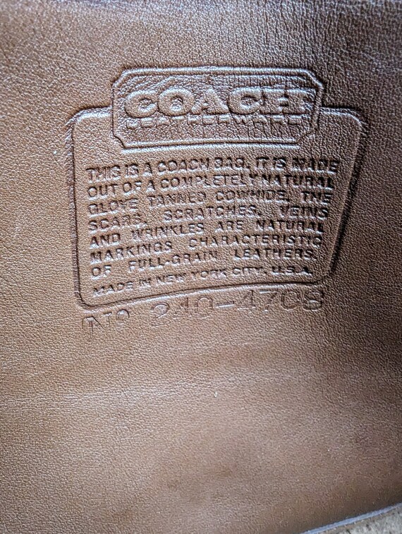 Vintage Coach Letter Brief British Tan, #5210 Rare, N… - Gem