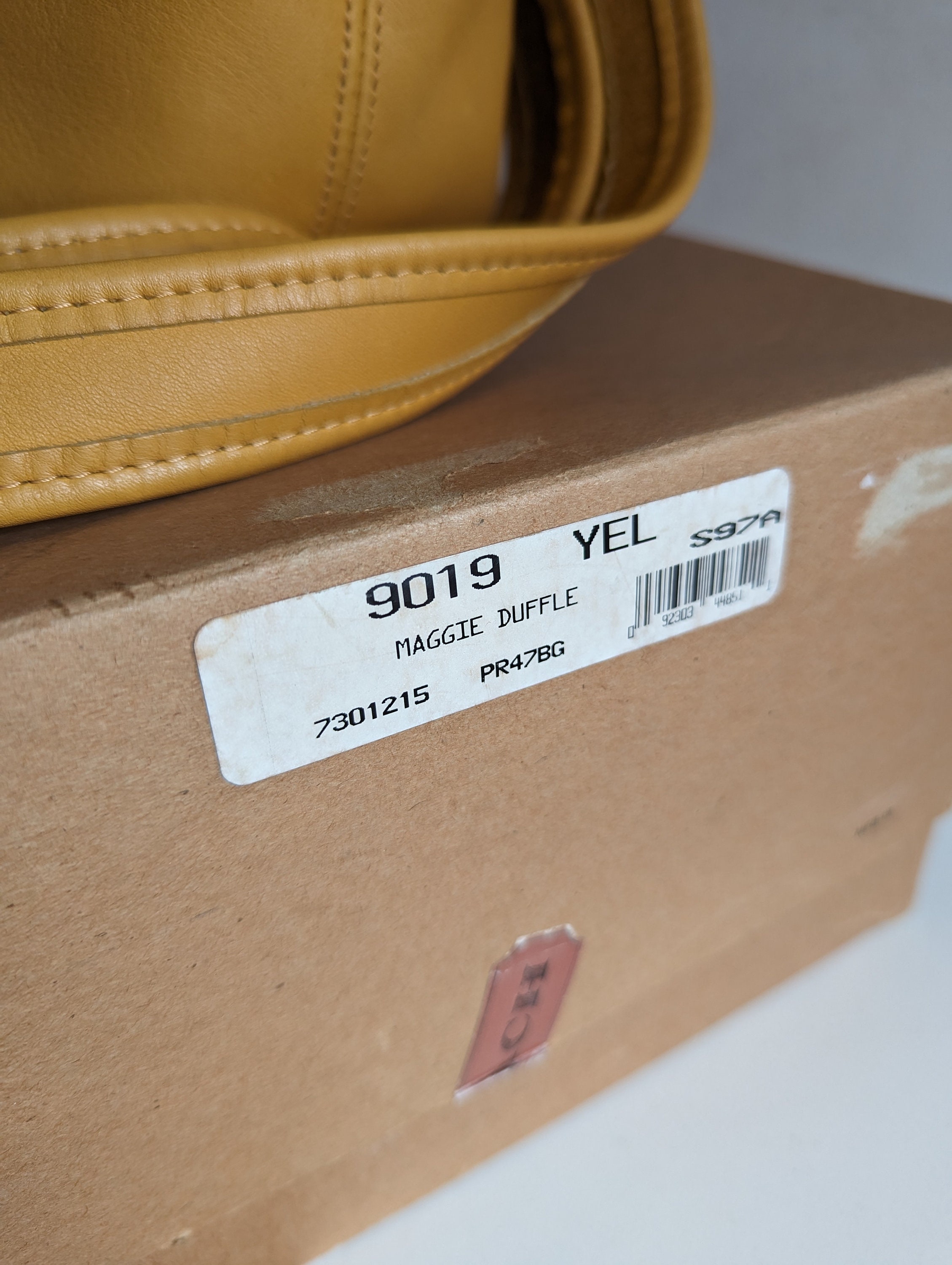 Vintage Coach Maggie YELLOW, 9019, Original Box, EVC - Etsy
