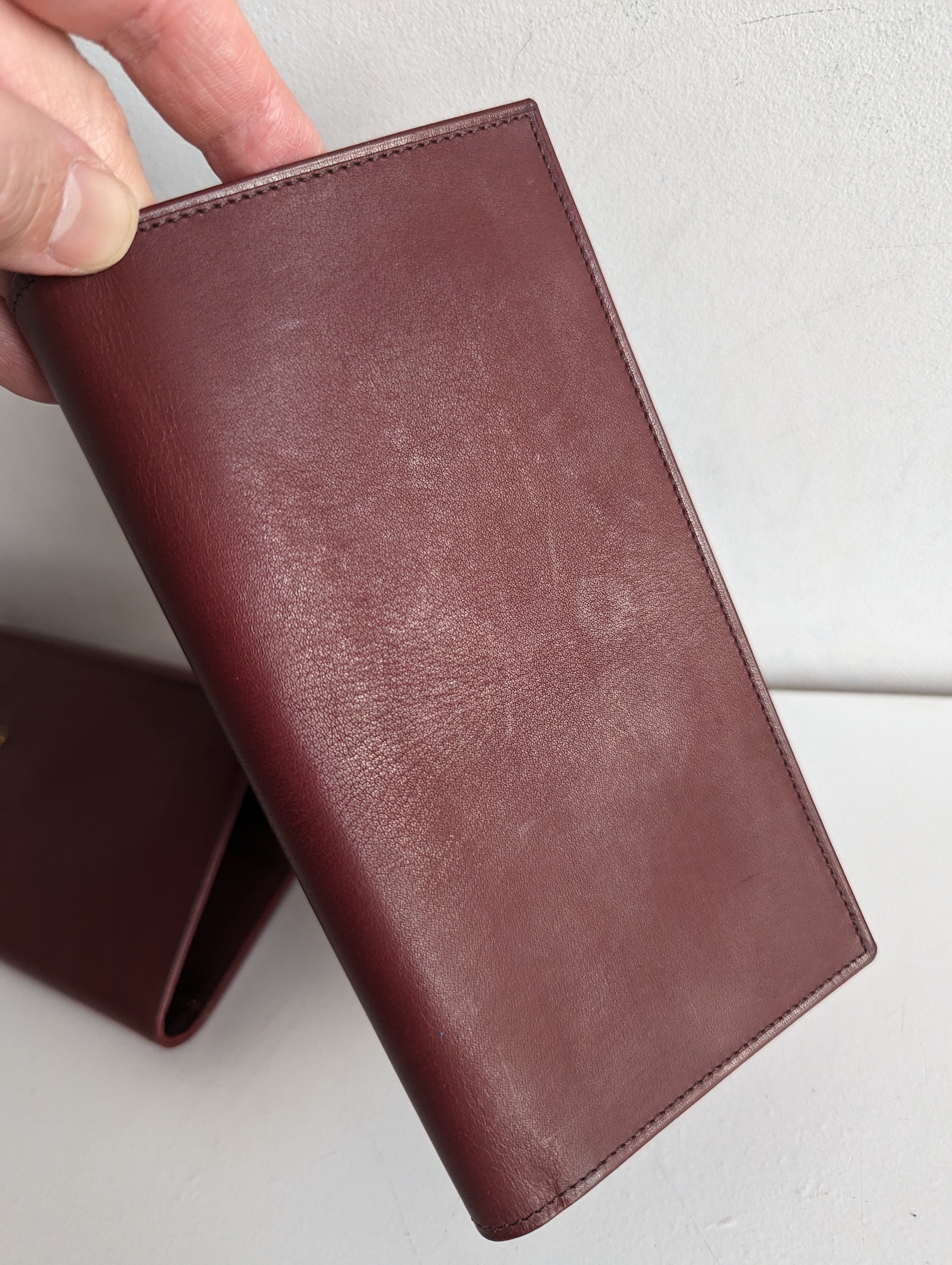 Vintage Coach Combination Wallet/checkbook 4730, Burgundy 80s NEW, RARE ...