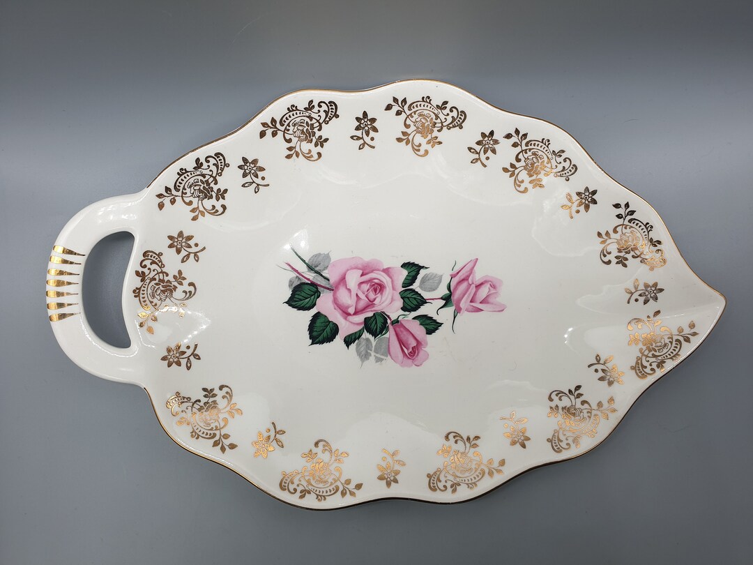 1950s Figgjo Flint Norway Porcelain Leaf Shaped Plate / Tray - Etsy